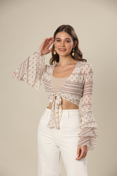 Latte Lush Swirl Top – Resortire